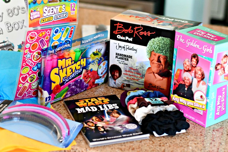 Totally 80s in a Box Gift Idea (Free Printable Included)
