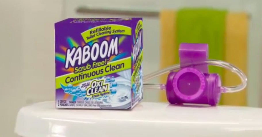 Kaboom Toilet Cleaning System w/ 2 Refills Only $7 Shipped on Amazon ...