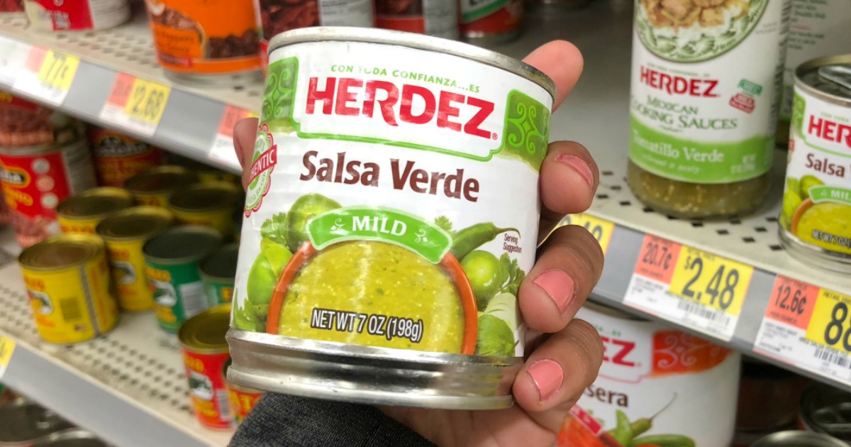 Herdez Salsa Verde 7oz Can Only 33¢ at Walmart