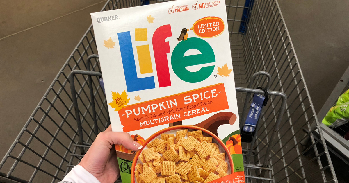 Life Pumpkin Spice Cereal Only 75¢ Per Box at Walmart (Just Use Your Phone)