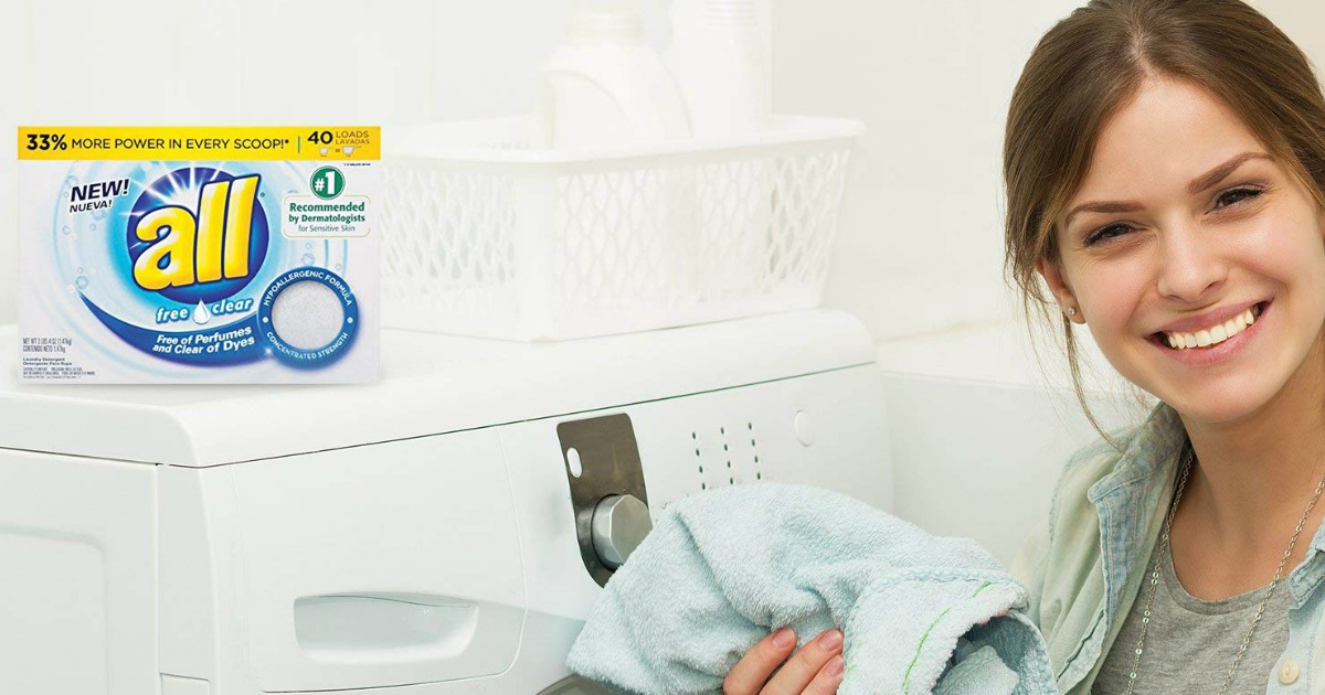 Amazon: All Free Clear Laundry Detergent 40 Load Box Only $3.28 Shipped