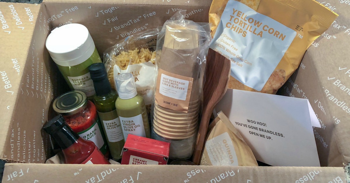 Save Up to $10 Off Your Brandless Order of Household & Grocery Essentials