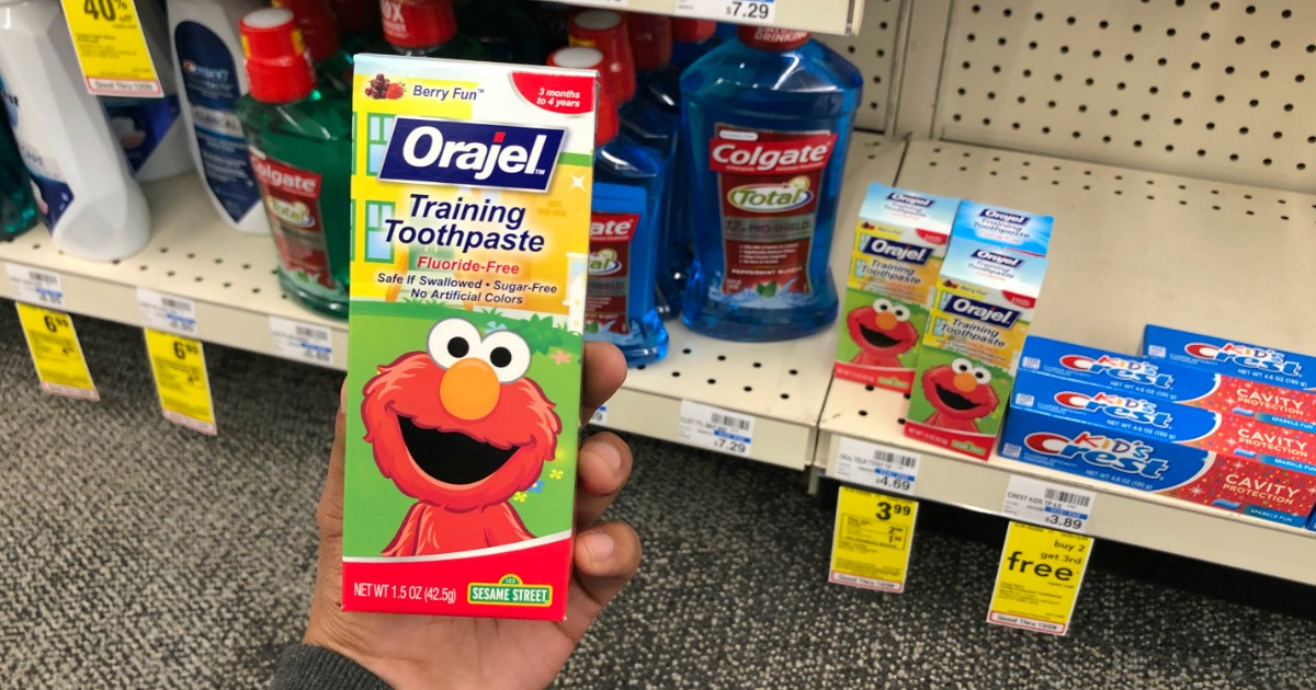 Orajel Toddler Toothpaste Only 99¢ After CVS Rewards