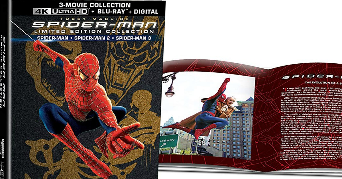 Spider-Man 3-Movie Limited Edition Box Set Only $26.19 Shipped at ...