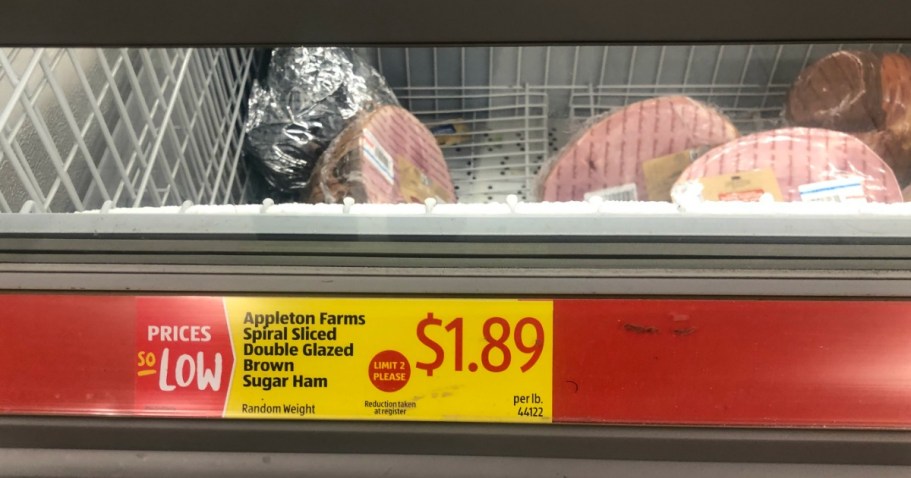 Appleton Farms Hams as Low as 47¢ Per Pound at ALDI
