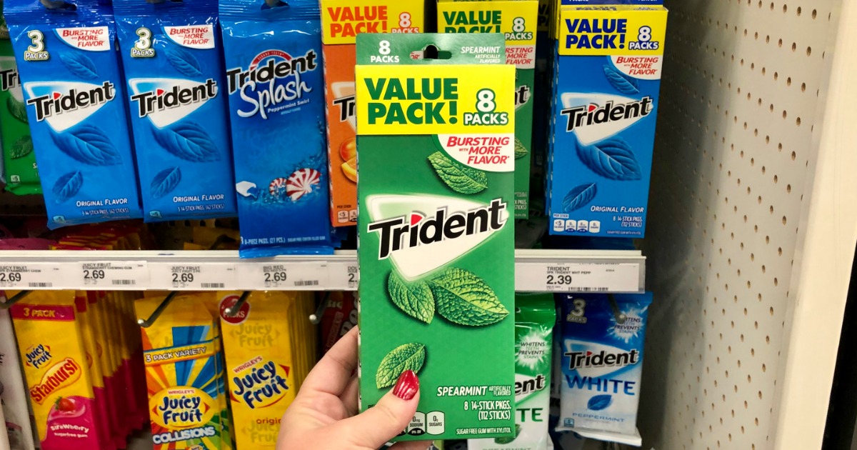 Trident Gum 8-Pack Only $3.76 (Just 47¢ Each) & More at Target