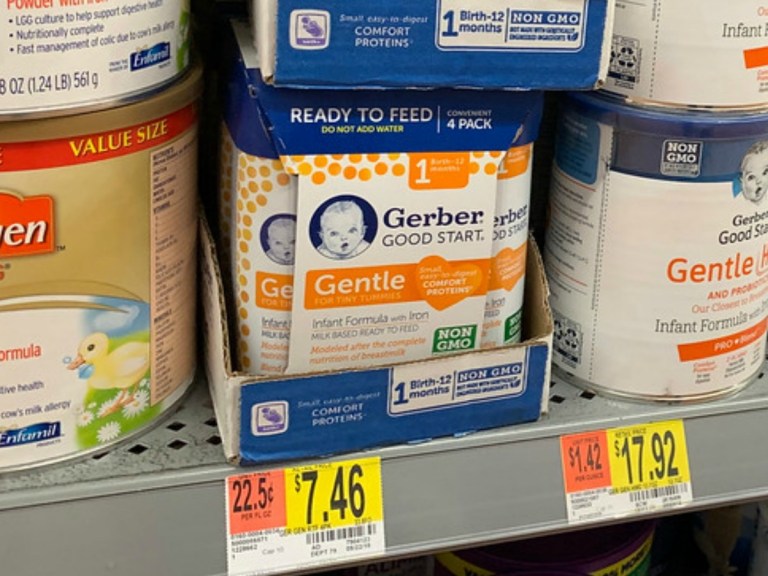 Gerber Infant Formula Only 28¢ at Walmart & More