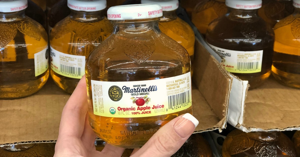 Martinelli's 100% Organic Apple Juice Only $1 at Dollar Tree