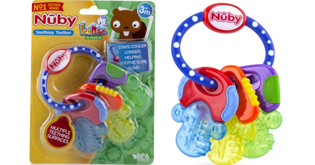 Nuby Ice Gel Teether Keys Only $3.54 - Ships w/ $25 Order • Hip2Save