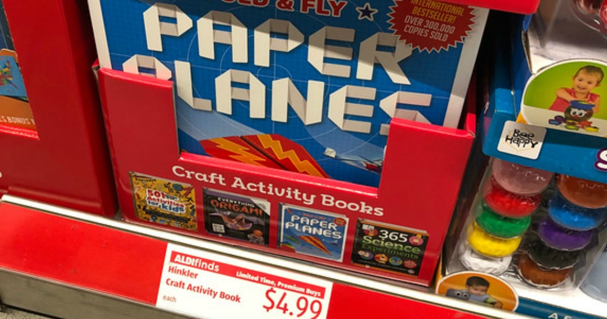 Kids Craft & Activity Books Just $4.99 at ALDI