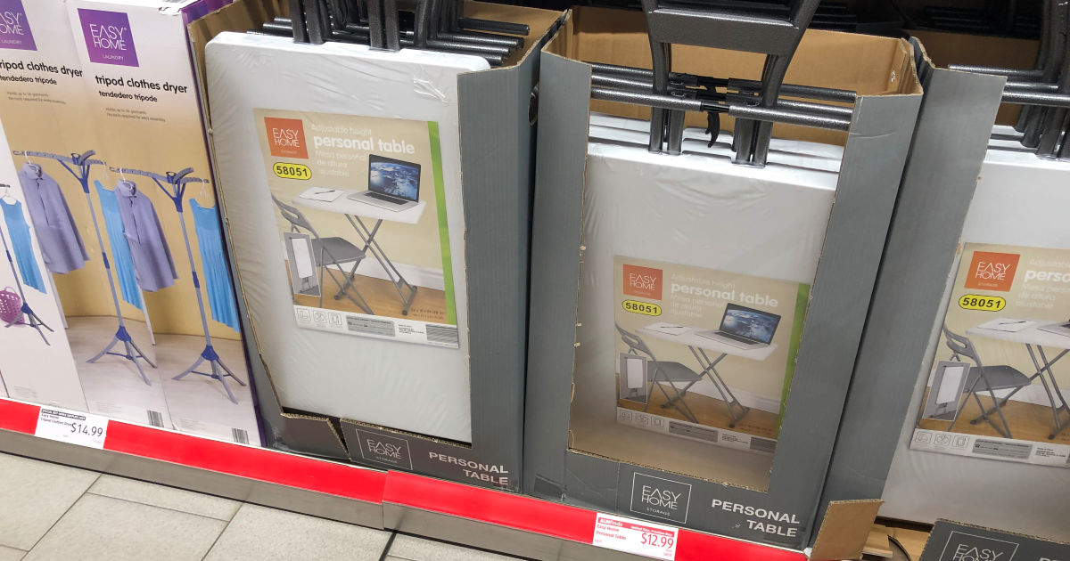 Easy Home Personal Table Only $12.99 at ALDI