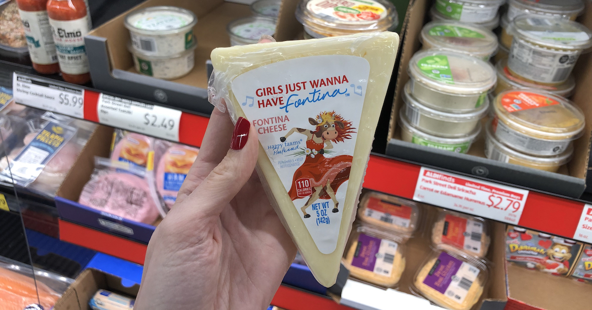80's Themed Block Cheeses at ALDI