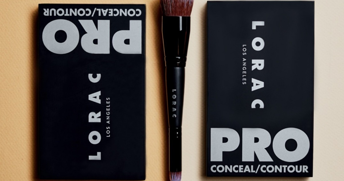 LORAC Pro Conceal/Contour Palette & Brush Only $27 (Regularly $45 ...