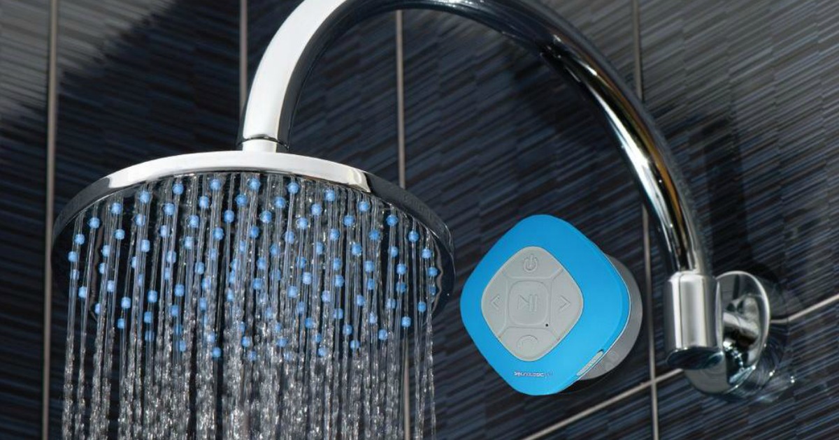 SoundLogic Bluetooth Shower Speaker Just $4 at Home Depot (Regularly $13)