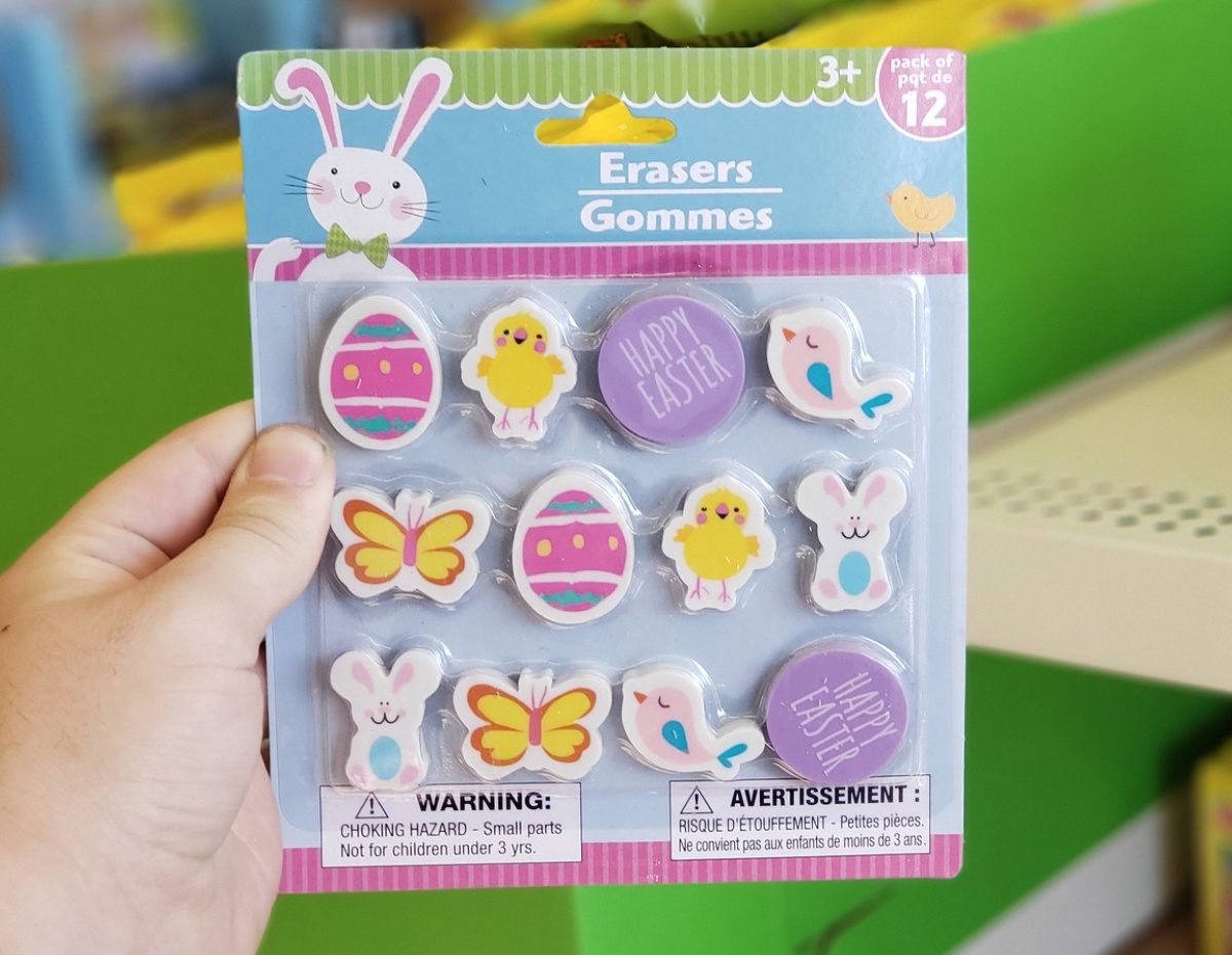 Bunny Crayons, Easter Erasers & More Only $1 at Dollar Tree