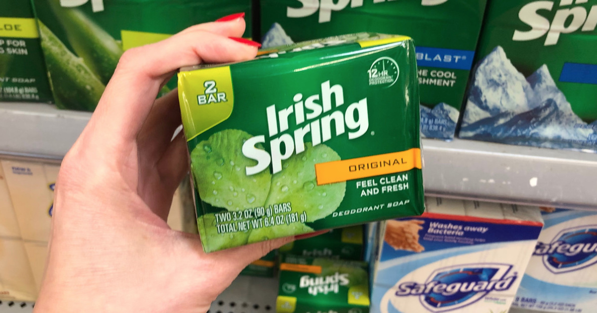 Better Than FREE Irish Spring Bar Soap After Cash Back at Walmart (Just ...