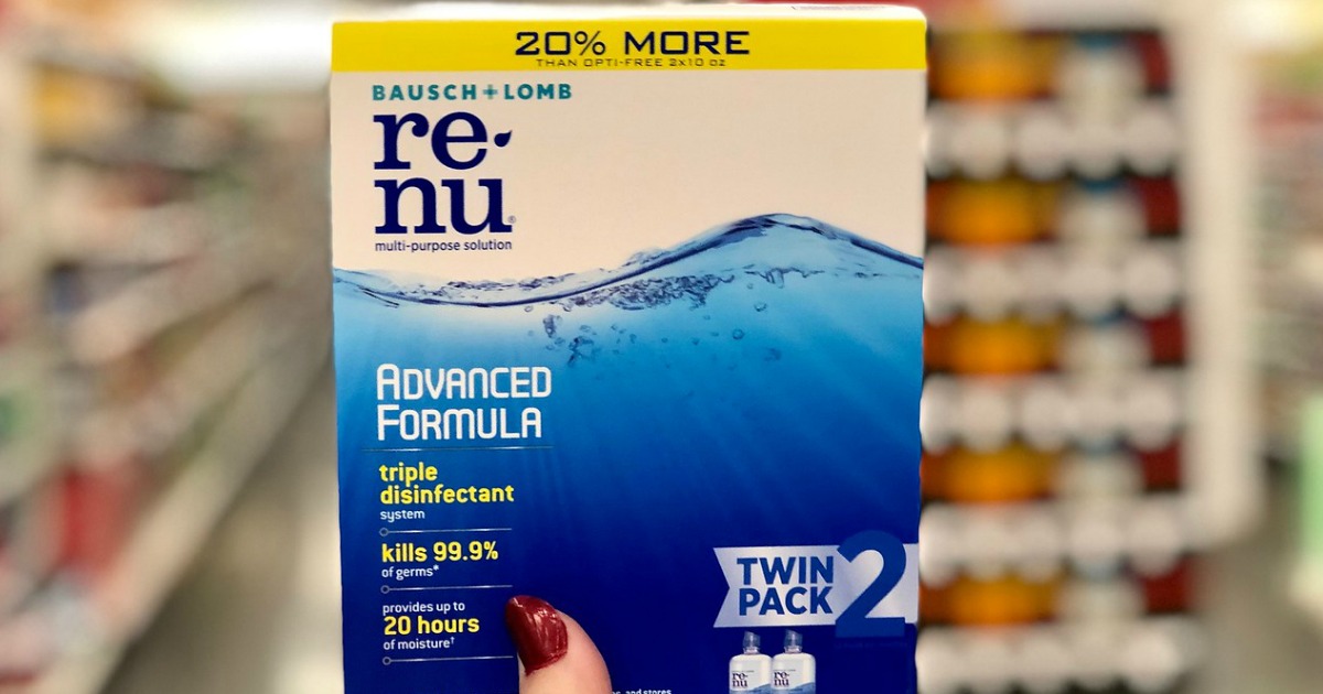Bausch + Lomb ReNu Lens Solution Twin Pack Just $7 Shipped at Amazon
