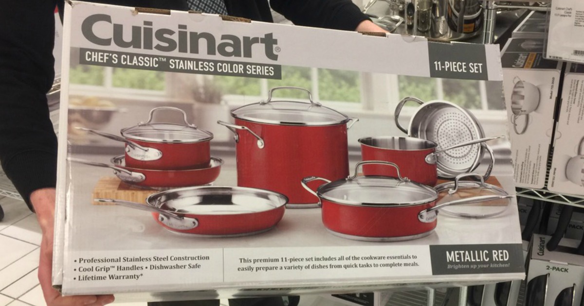 Cuisinart 11-Piece Cookware Set AND 3-Piece Bakeware Set Only $125.99 ...