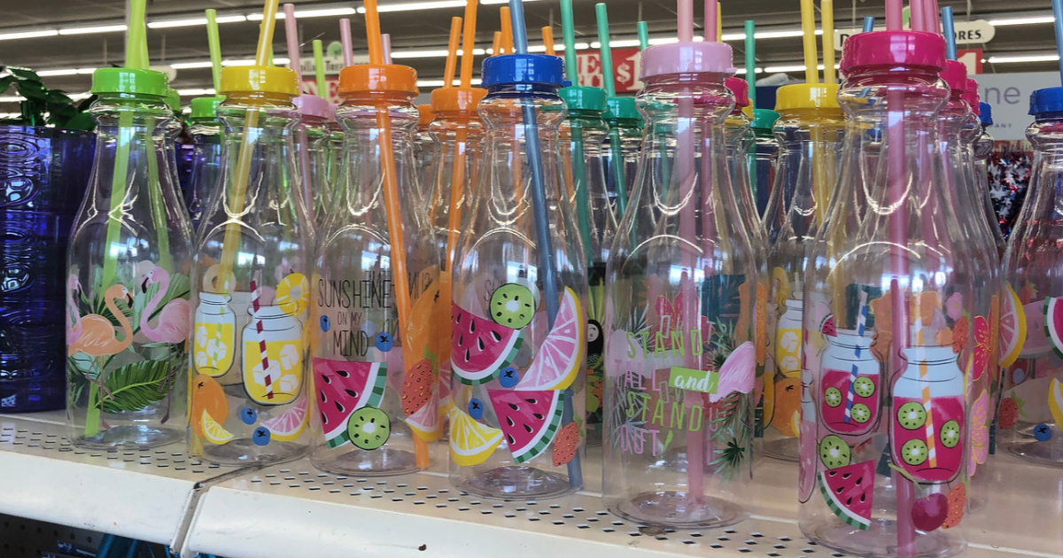New Summer Finds Only $1 at Dollar Tree (Fun Water Bottles, Party ...
