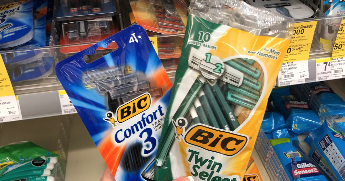 Better Than FREE BIC Disposable Razors After Walgreens Rewards