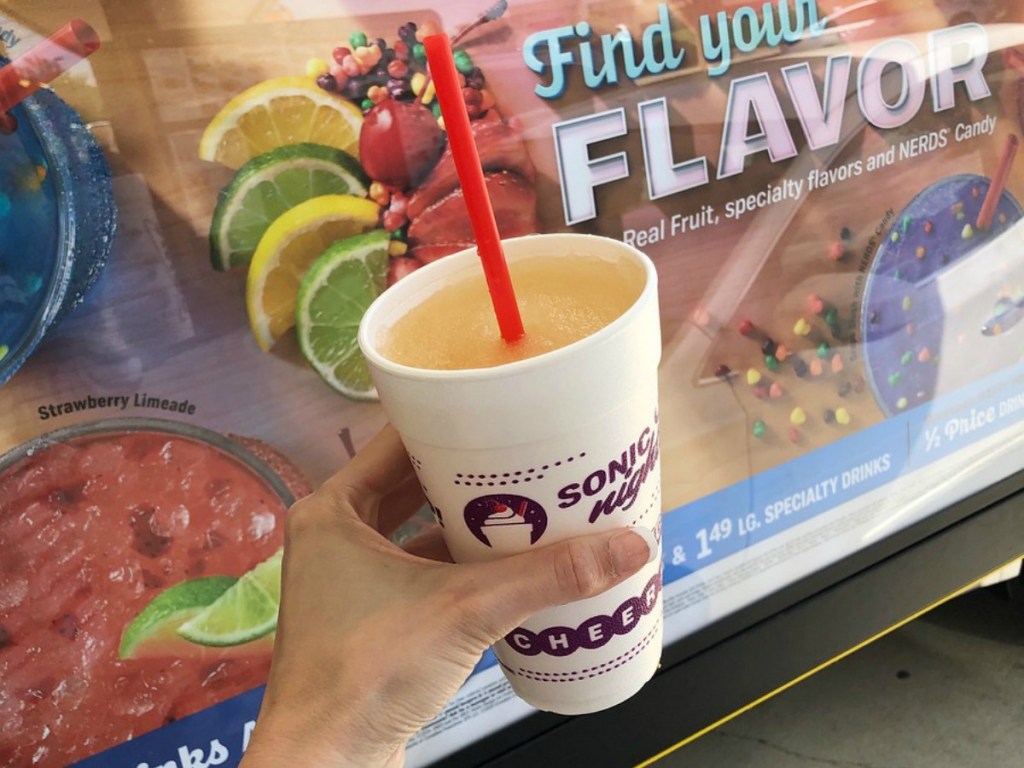 Sonic Drive-in Red Bull Slushes Now Available (Get Them 1/2 Price Daily ...