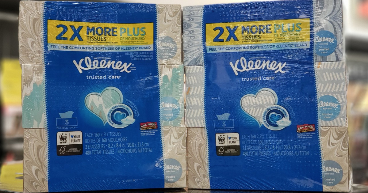 Kleenex 3-Count Multipacks Only 99¢ Each After CVS Rewards