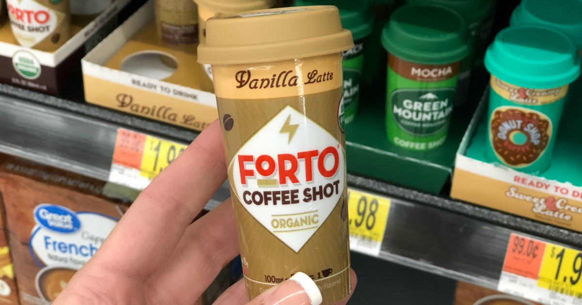 Free Forto Coffee Shot After Cash Back at Walmart