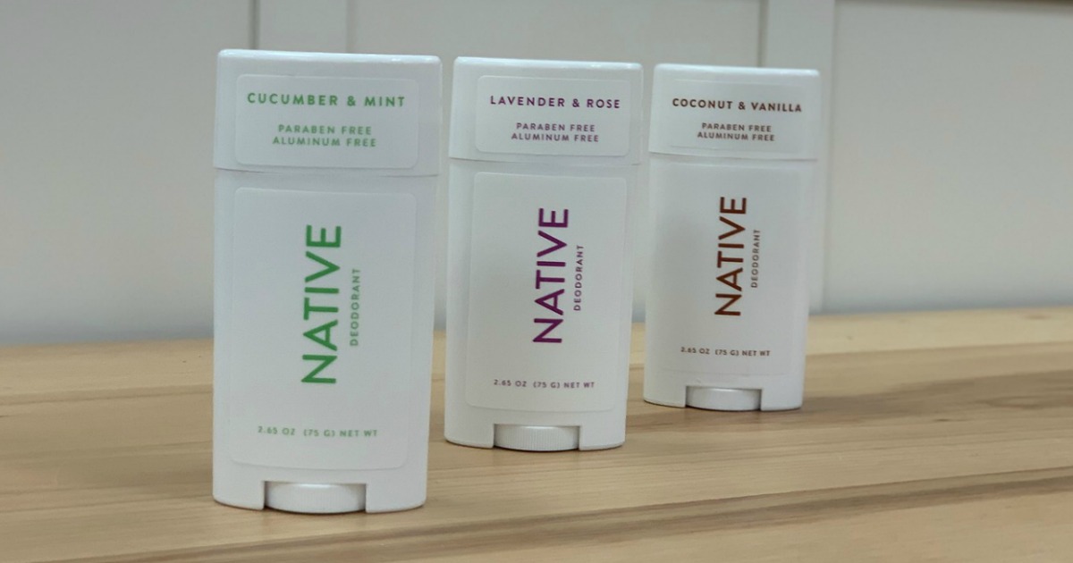 3-Pack of Native Deodorants Just $25 Shipped on Amazon (Aluminum & Paraben Free)