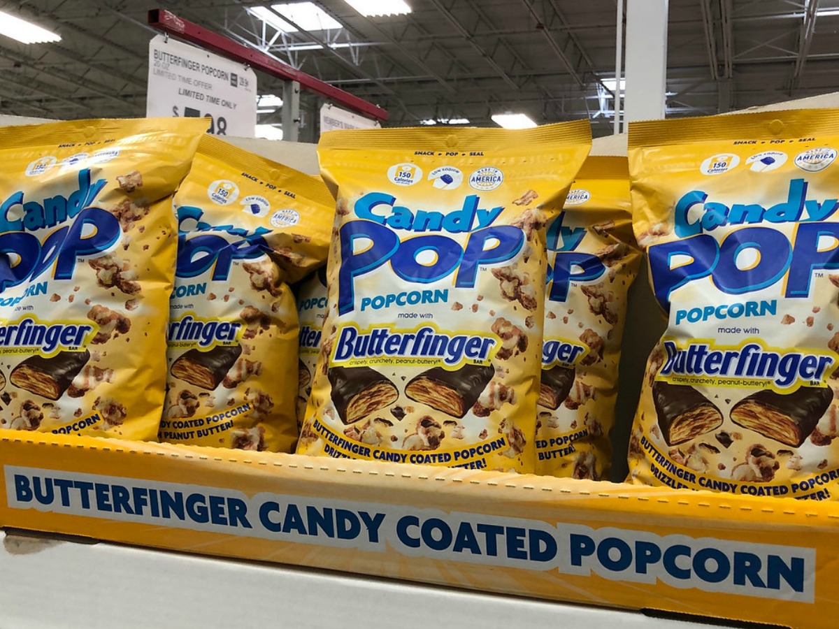 Candy Pop Butterfinger Popcorn Available at Sam's Club