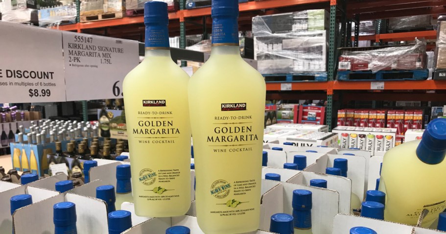 Kirkland Golden Margarita Wine Cocktail Bottles UNDER $9 at Costco