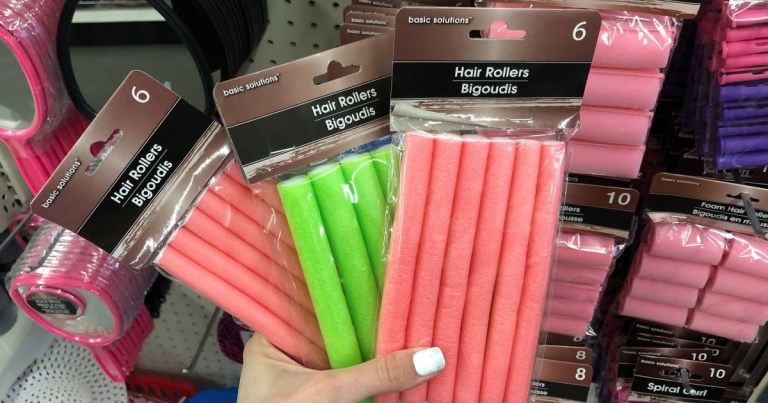 Foam Hair Rollers & Curlers Only $1 at Dollar Tree