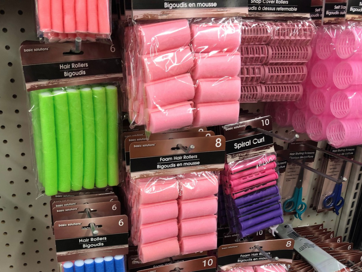 Foam Hair Rollers & Curlers Only $1 at Dollar Tree