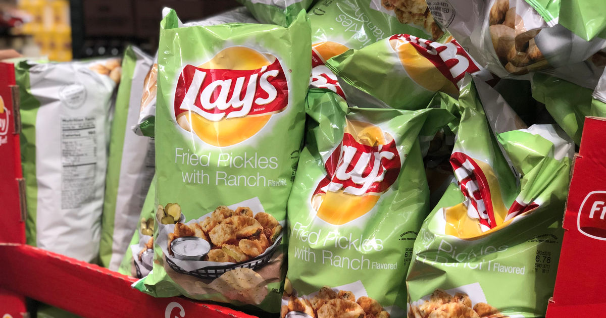 Lay's Fried Pickles with Ranch Potato Chips Spotted at Costco