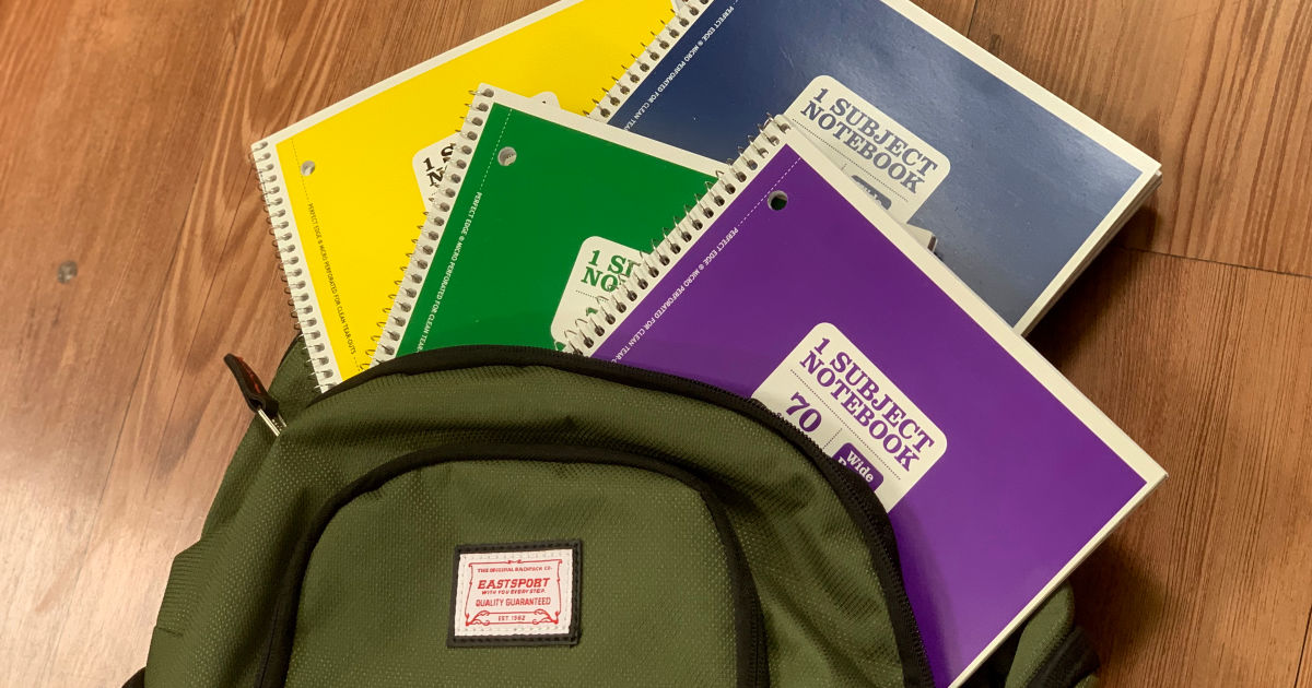 25¢ Spiral Notebooks at Walmart