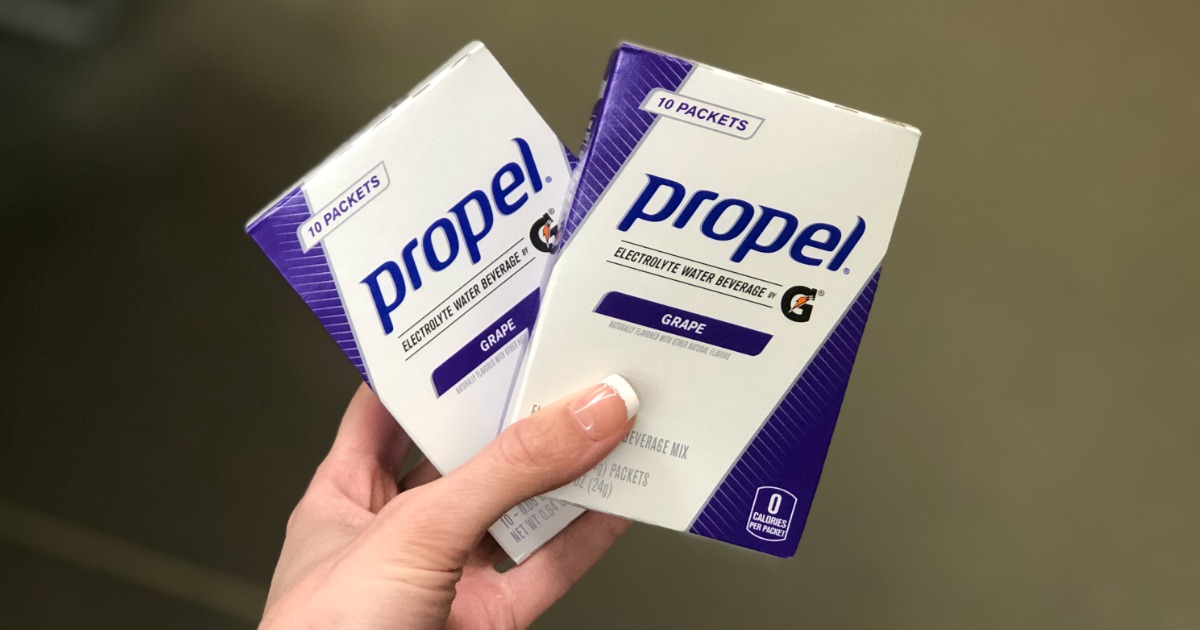 Propel Water Powder Packets 5-Pack Just $13 Shipped for Prime Members ...