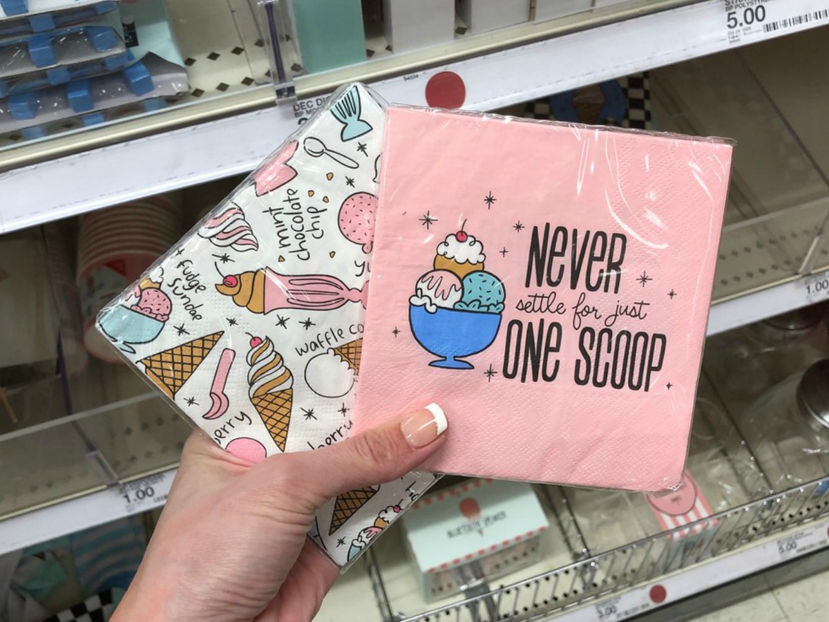 Soda Shoppe Ice Cream Party Decor Under $5 at Target