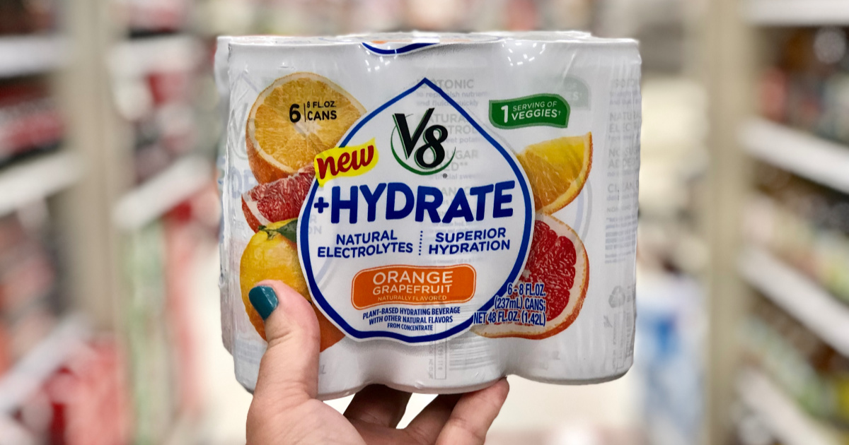 V8 +Hydrate 6-Pack Only $1.19 After Cash Back at Target
