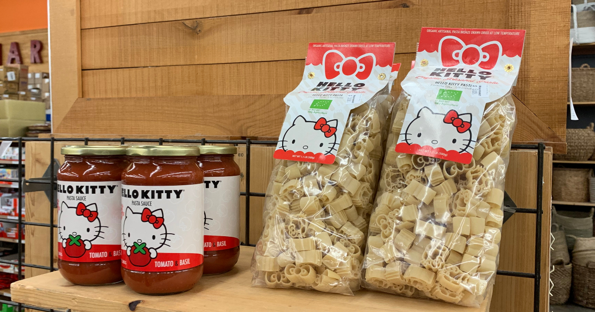 Hello Kitty Pasta and Sauce - Now Available at World Market