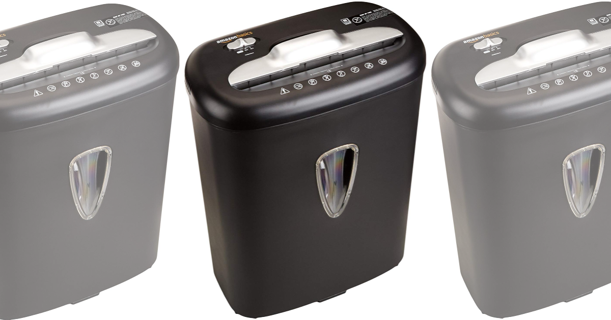 AmazonBasics Paper & Credit Card Shredder Only $27.58 Shipped on Amazon
