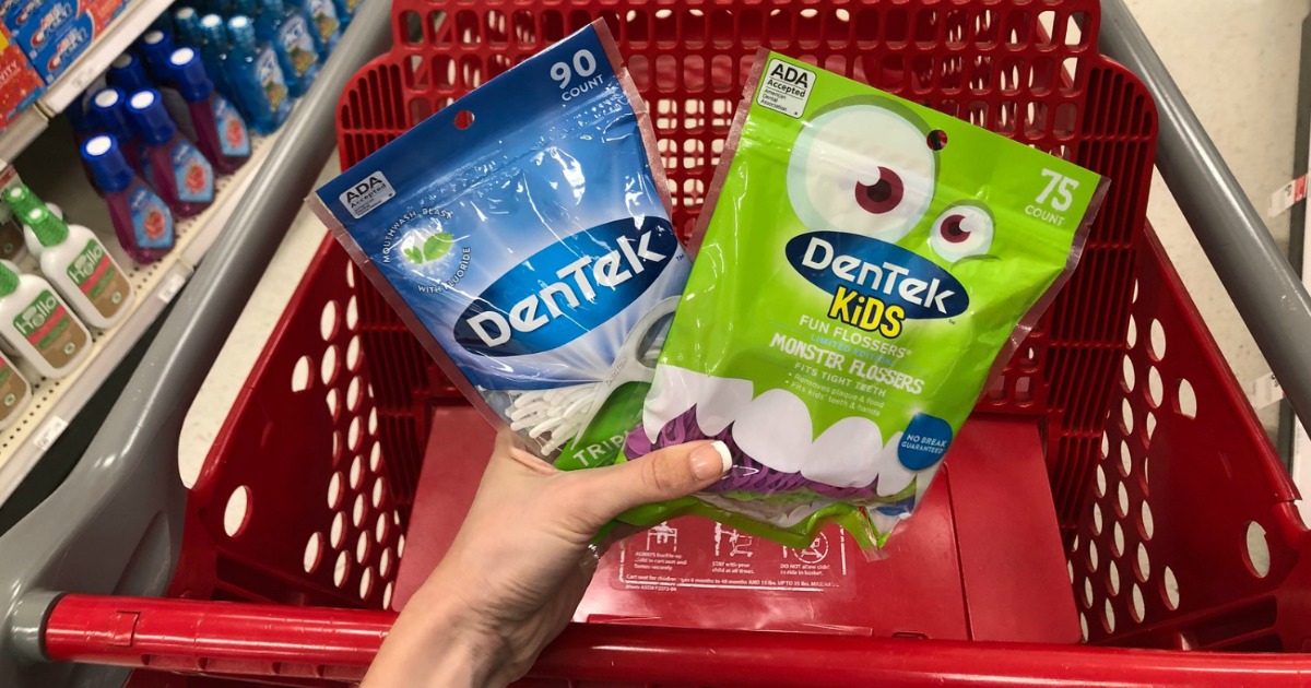 Dentek Flossers 90-Count Bag Only 40¢ at Target (Regularly $2.65) + More