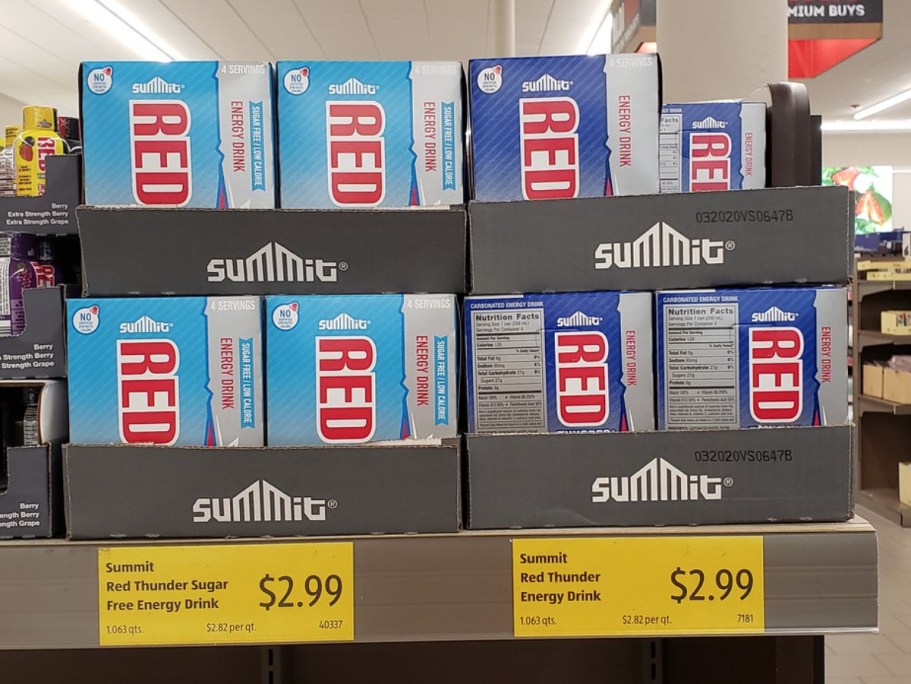 Have You Tried ALDI's Summit Red Thunder Energy Drinks? One Reader ...