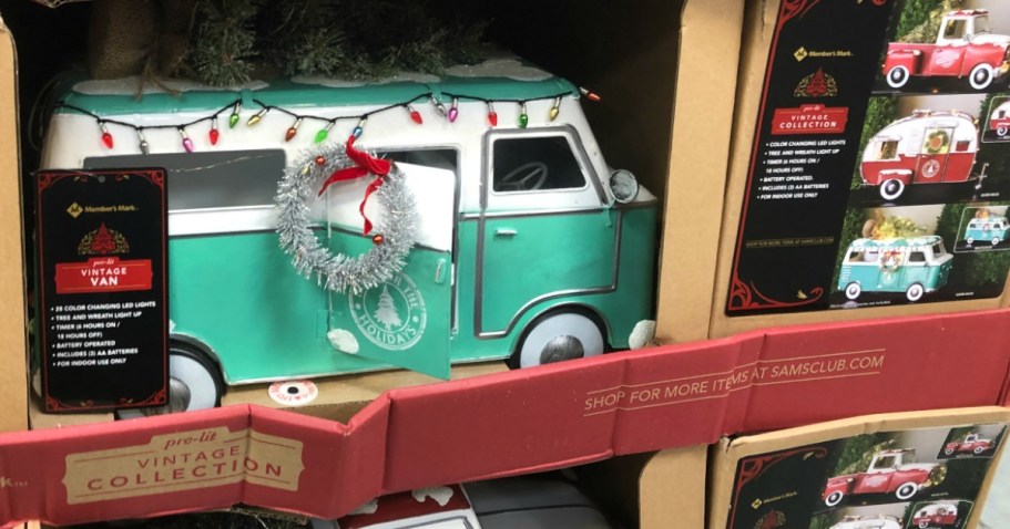 Pre-Lit Vintage Christmas Collection Has Arrived at Sam's Club