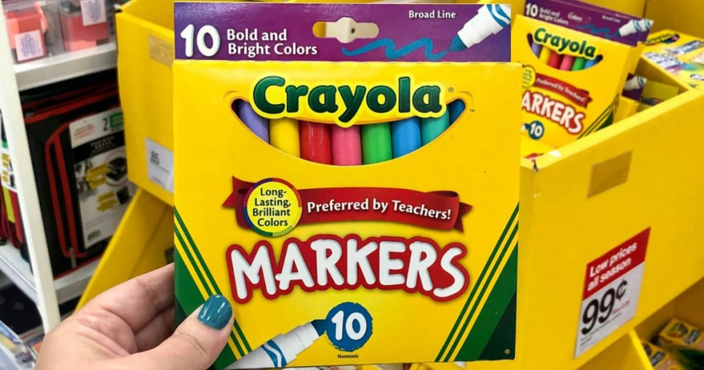 Target School Supply Deals | 50¢ Crayola Crayons, 99¢ Markers & Colored ...