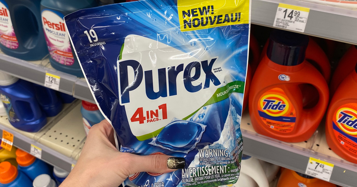 New $1/1 Purex 4-in-1 Pacs Coupon = Only 99¢ at Walgreens Starting 10/6