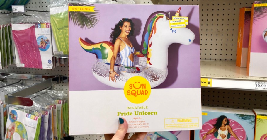 Up to 50% Off Sun Squad Pool Floats at Target | Unicorns, Flamingos & More