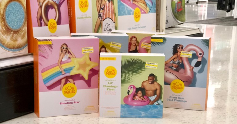 Up to 50% Off Sun Squad Pool Floats at Target | Unicorns, Flamingos & More