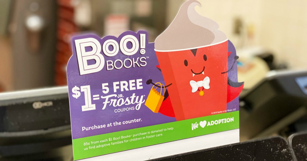 Wendy’s Halloween Boo! Coupon Book | $1 for 5 Free Frosty Coupons