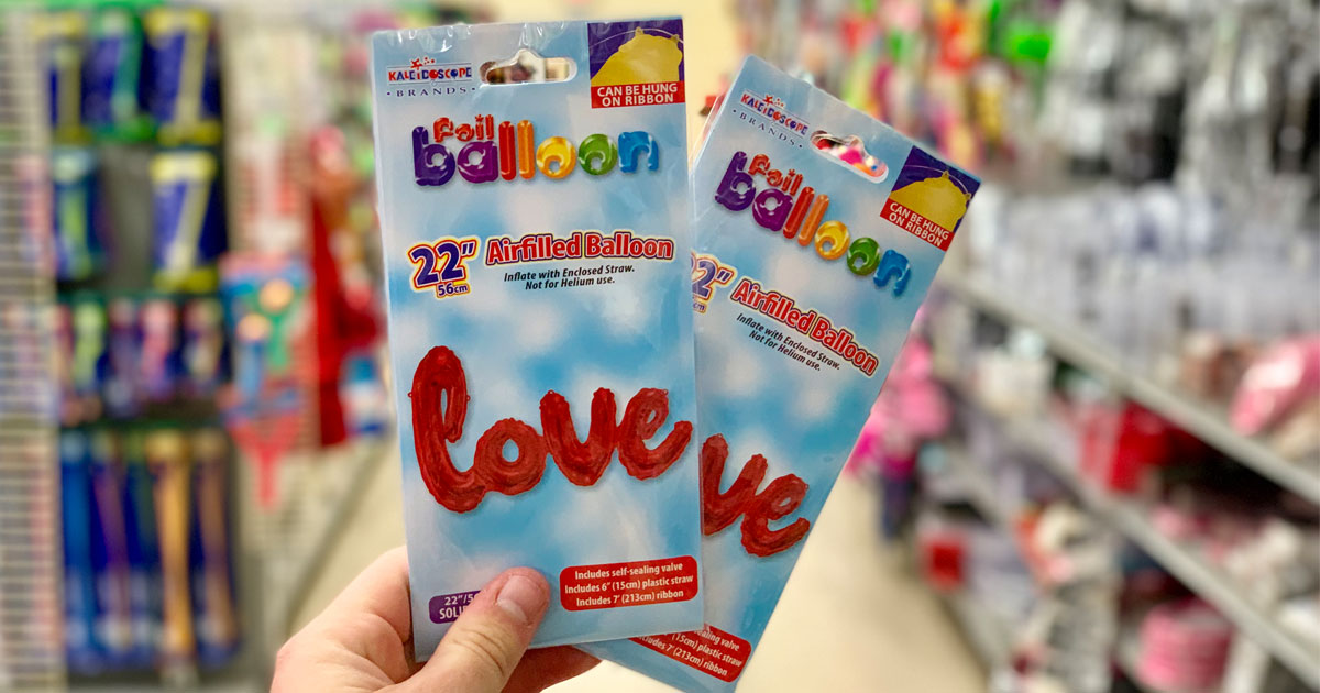 Foil Balloons Only $1 at Dollar Tree
