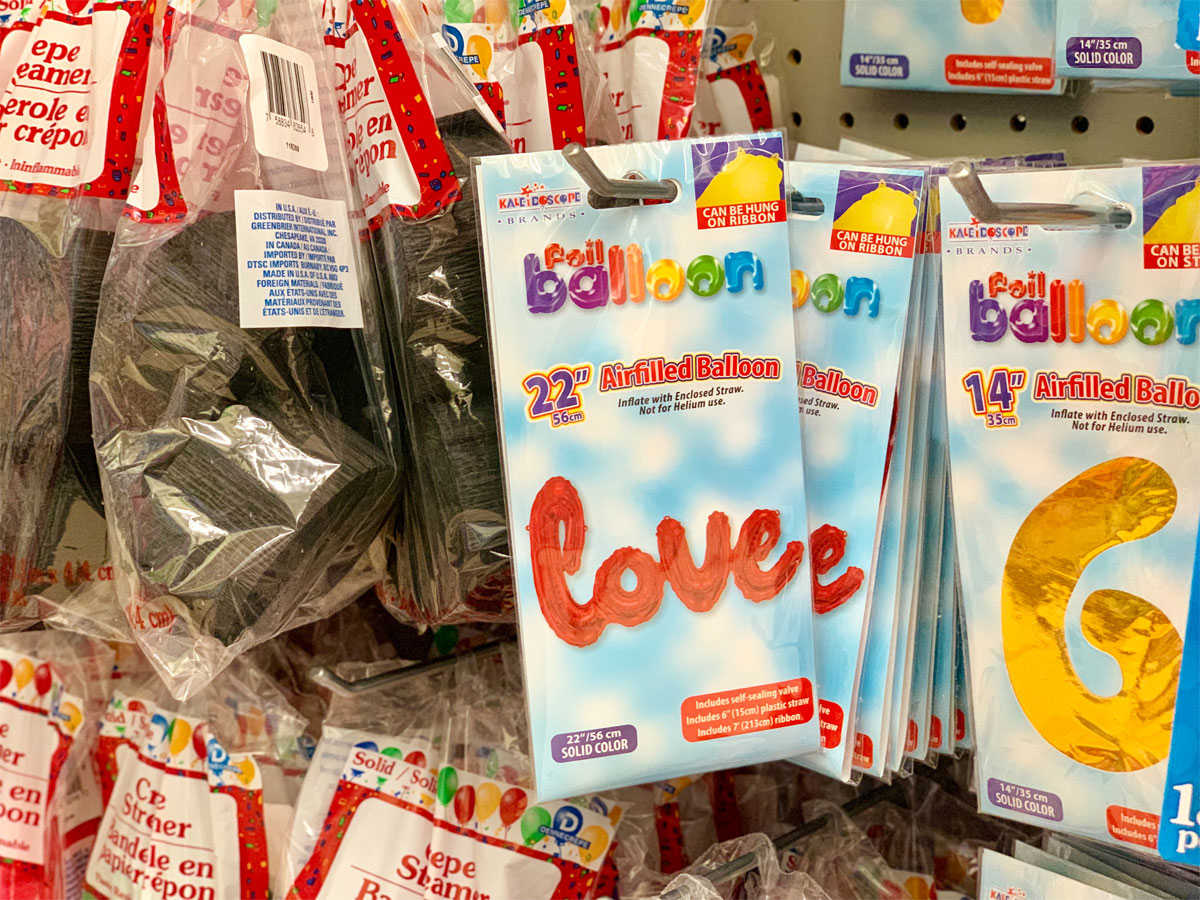 Foil Balloons Only $1 at Dollar Tree • Hip2Save