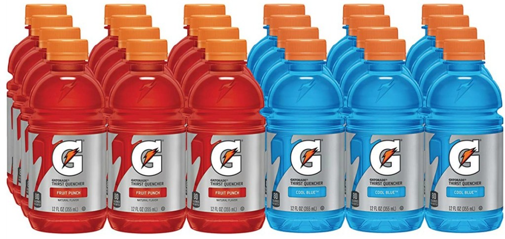 Gatorade 24-Count Variety Pack Only $7.71 on Amazon (Just 33¢ Each ...